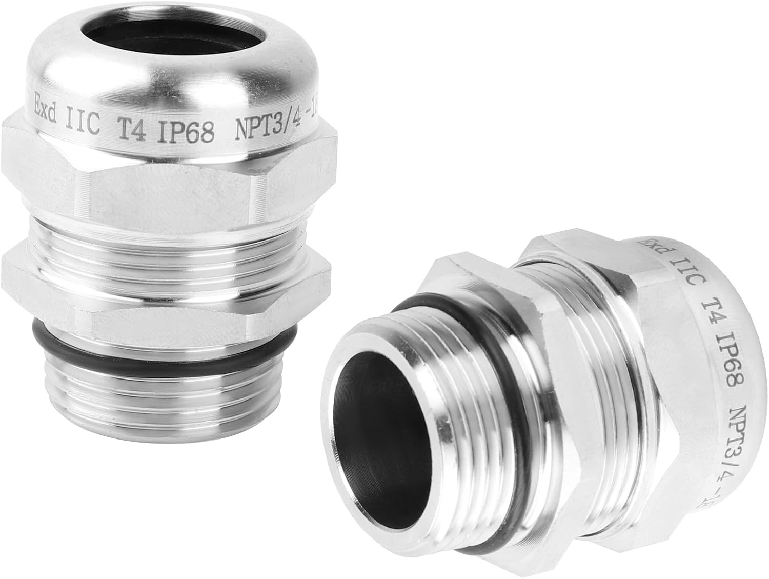 Amazon.com: NPT 3/4" Stainless Steel Waterproof Cable Gland IP68 ...