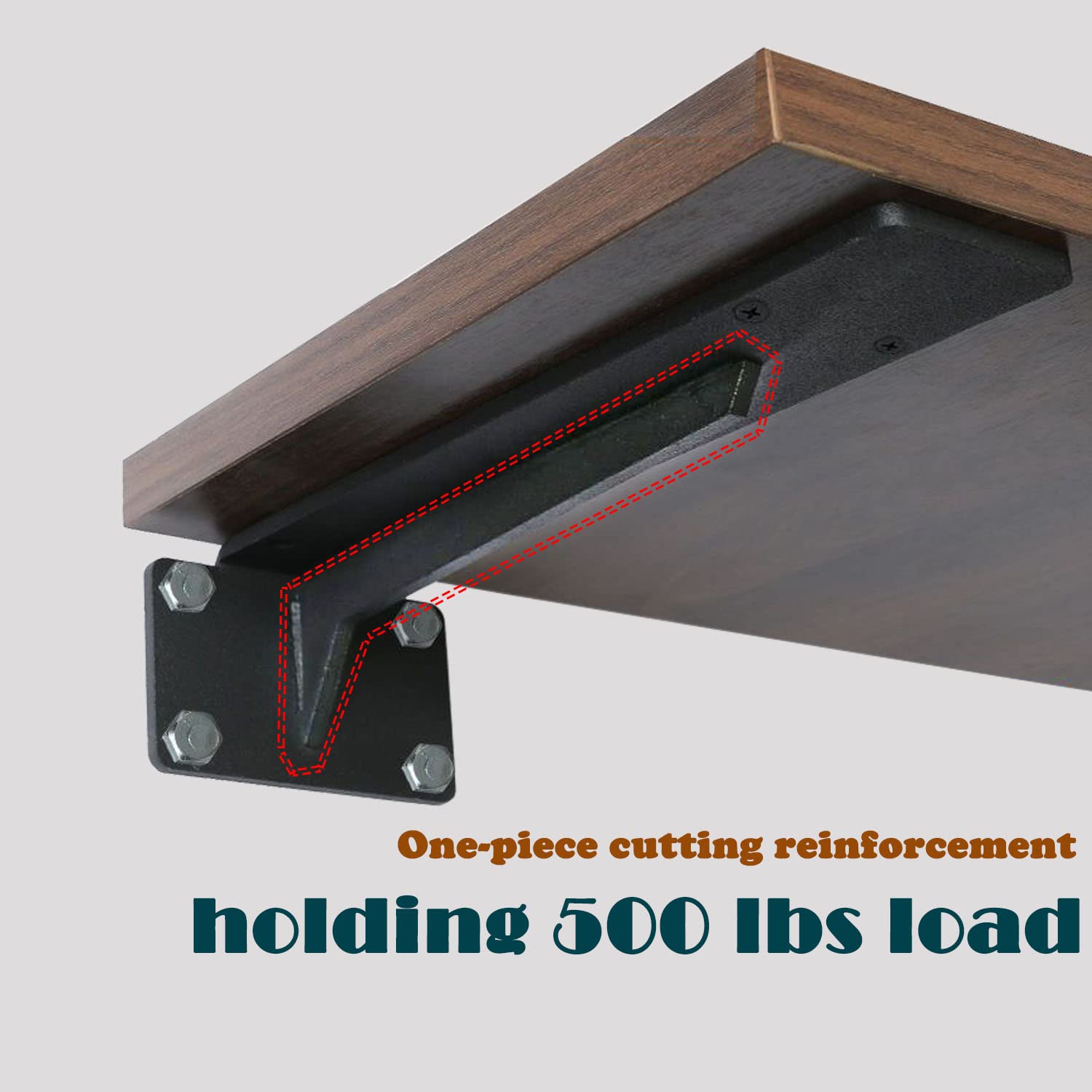 Snapklik.com : HDbonemu 18 Inch Heavy Duty Wall Mount Floating Shelf ...