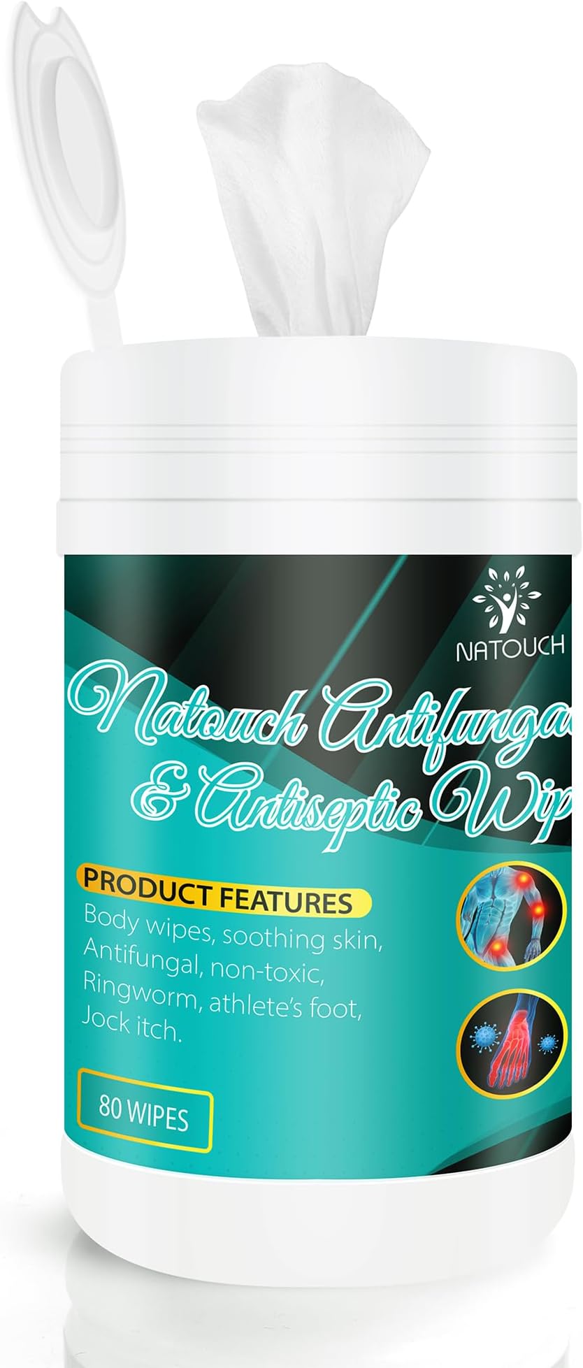 Amazon.com : Defense Soap Body Wipes 40 Count (Pack of 2) with All ...