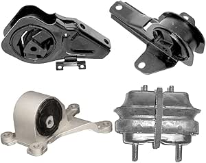 Amazon.com: Auto Buffy Motor & Trans Mount 4PCS Set Fit 97-99 Chevy Malibu 2.4L / 97-01 Malibu 3 ...