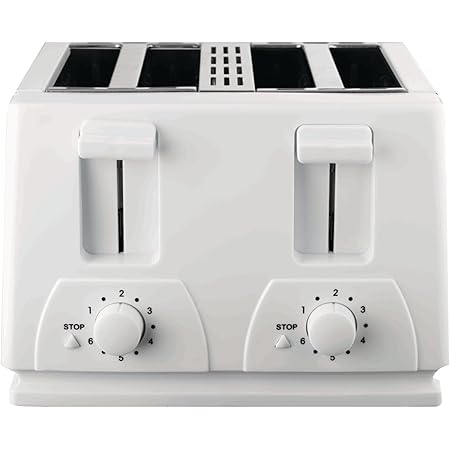 Amazon.com: Elite Gourmet ECT-4829 Long Slot 4 Slice Toaster, 6 Toast ...