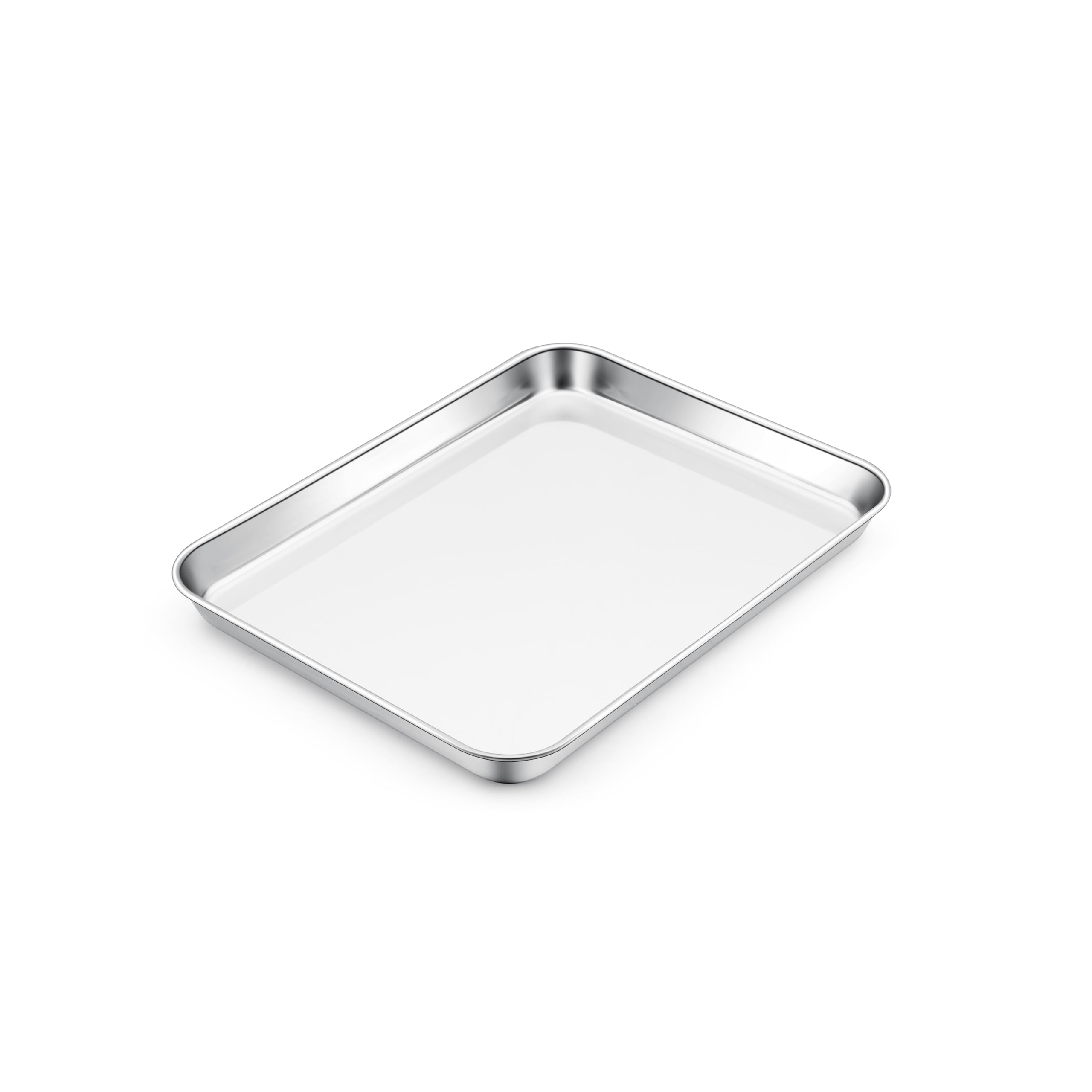 Amazon.com: E-far Toaster Oven Tray, 10.5”x8.3” Stainless Steel Small ...