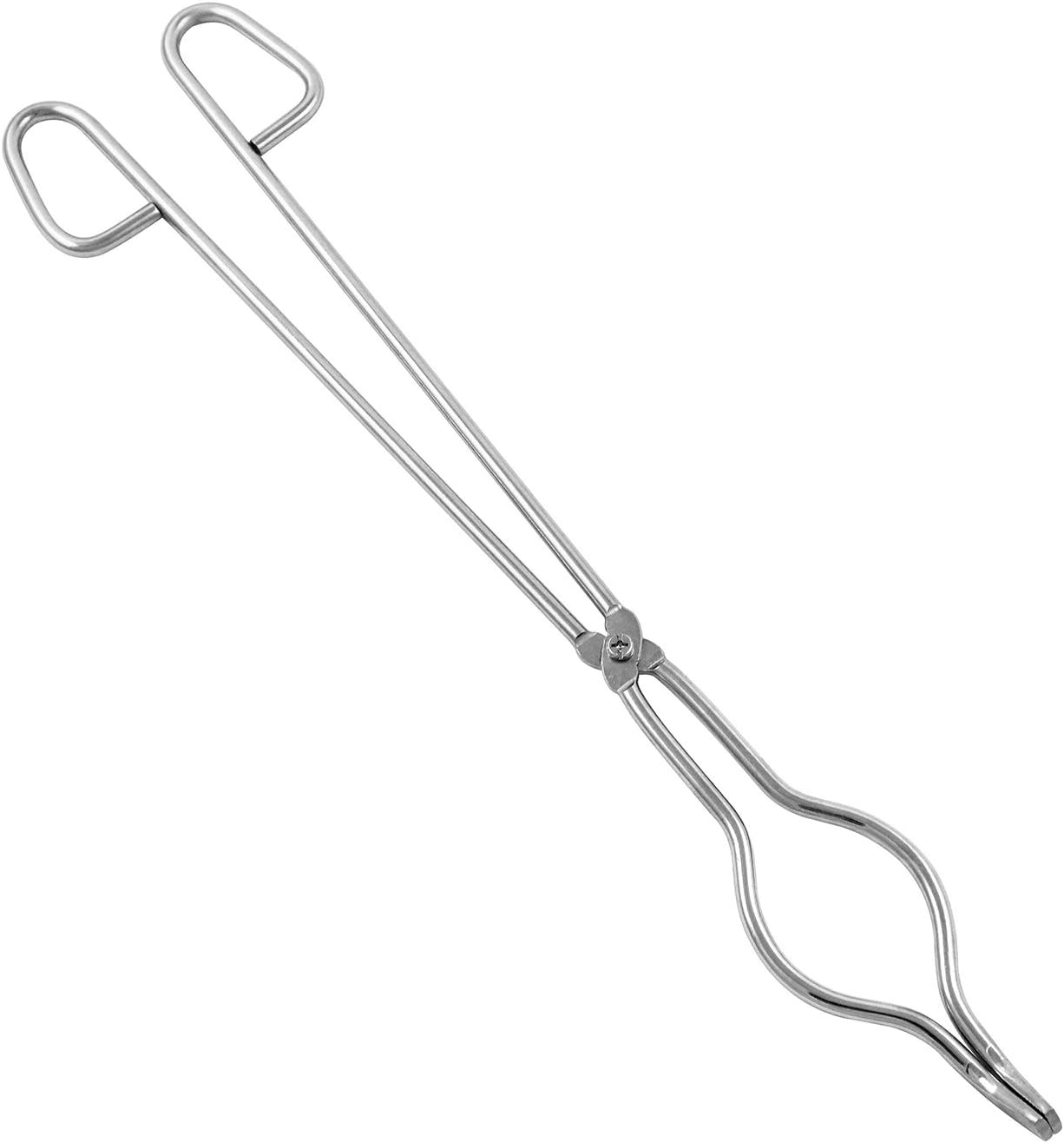 Amazon.com: QWORK 16" Stainless Steel Crucible Tongs for Laboratory ...