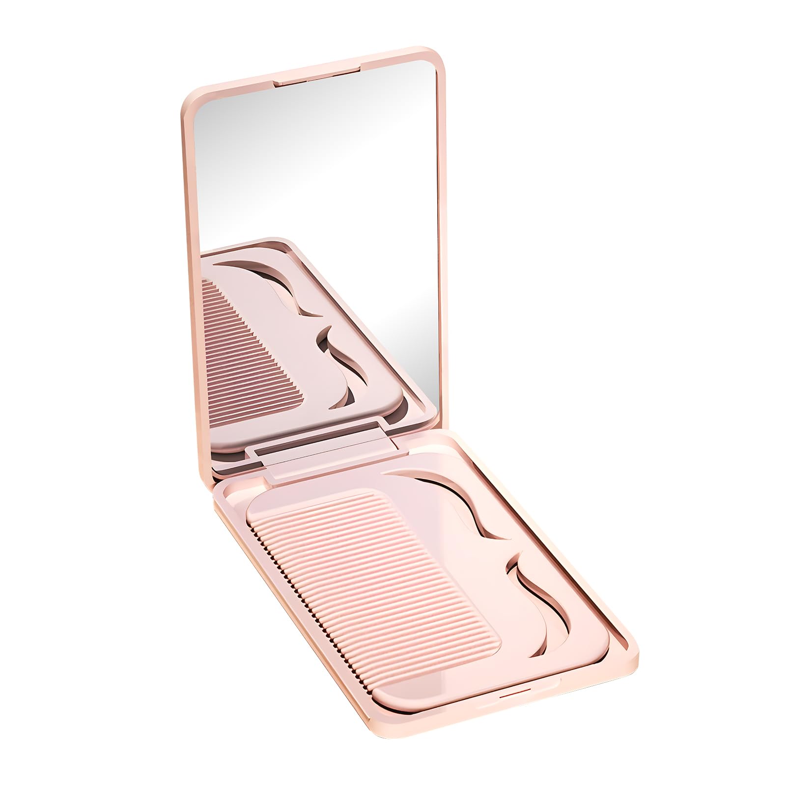 Amazon.com : Jurrissa Portable Hair Comb with Mirror for Women and Girl ...