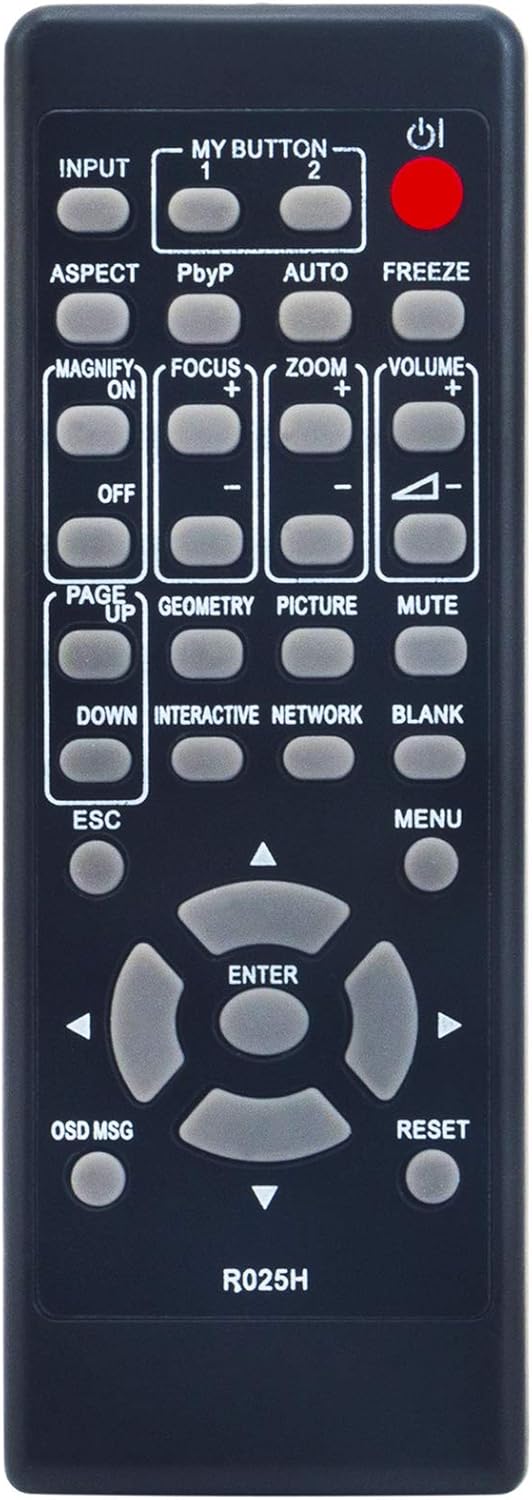 Amazon.com: R025H Replacement Remote fit for Maxell LCD Projector MC ...