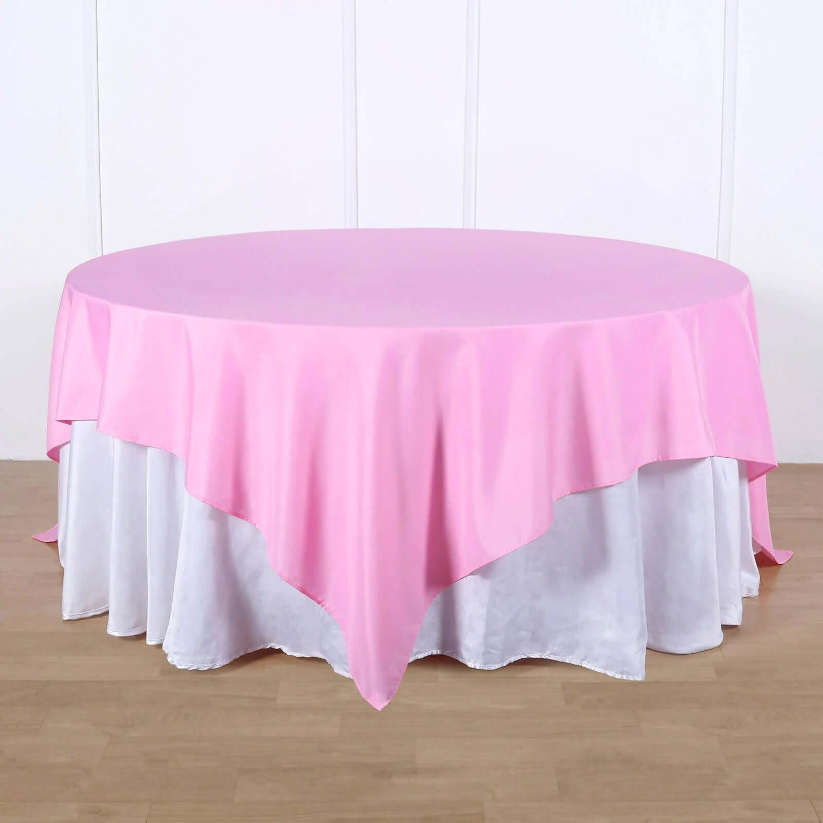 Amazon.com: Efavormart 90" Square Polyester Table Overlay for Wedding ...