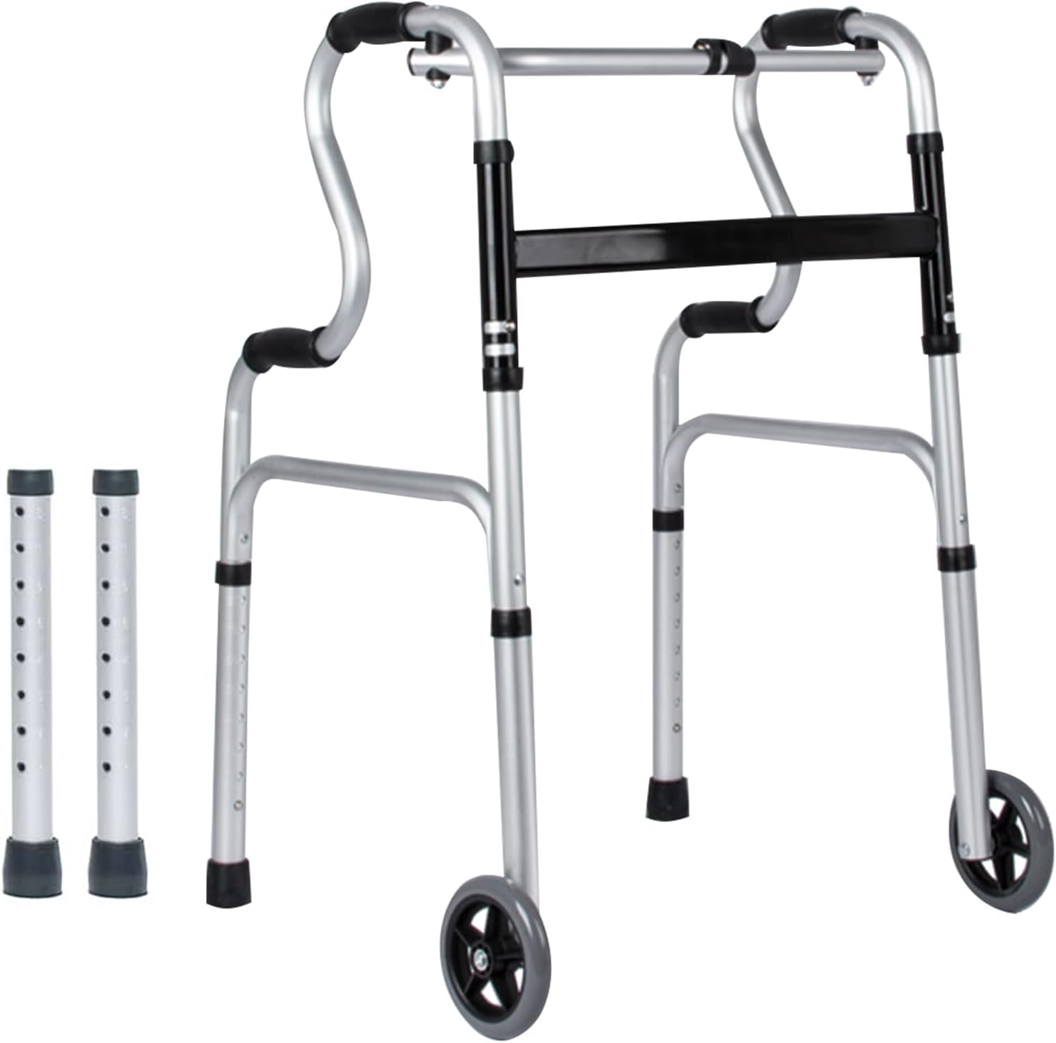 Amazon.com: JumboTIGER 3-in-1 Stand-Assist Folding Walker with 5 ...