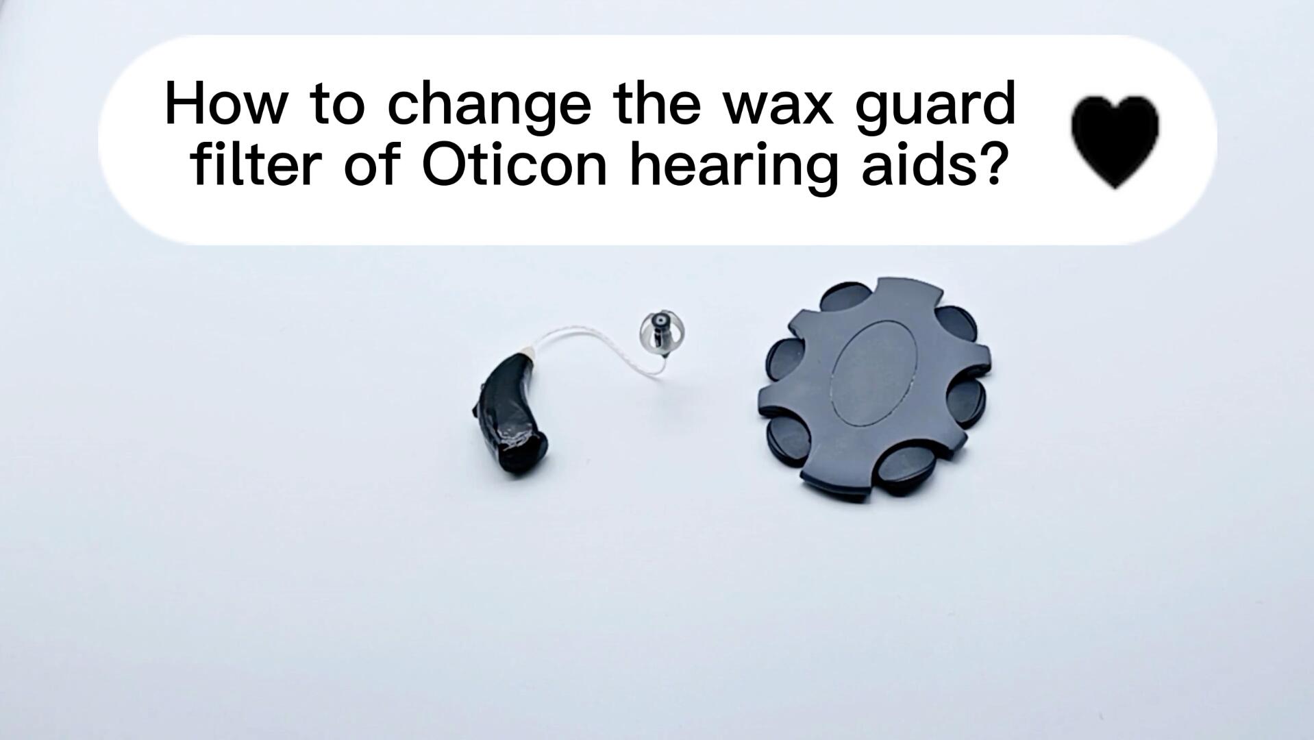 Watch How to change the wax guard filter of Oticon hearing aids? on ...