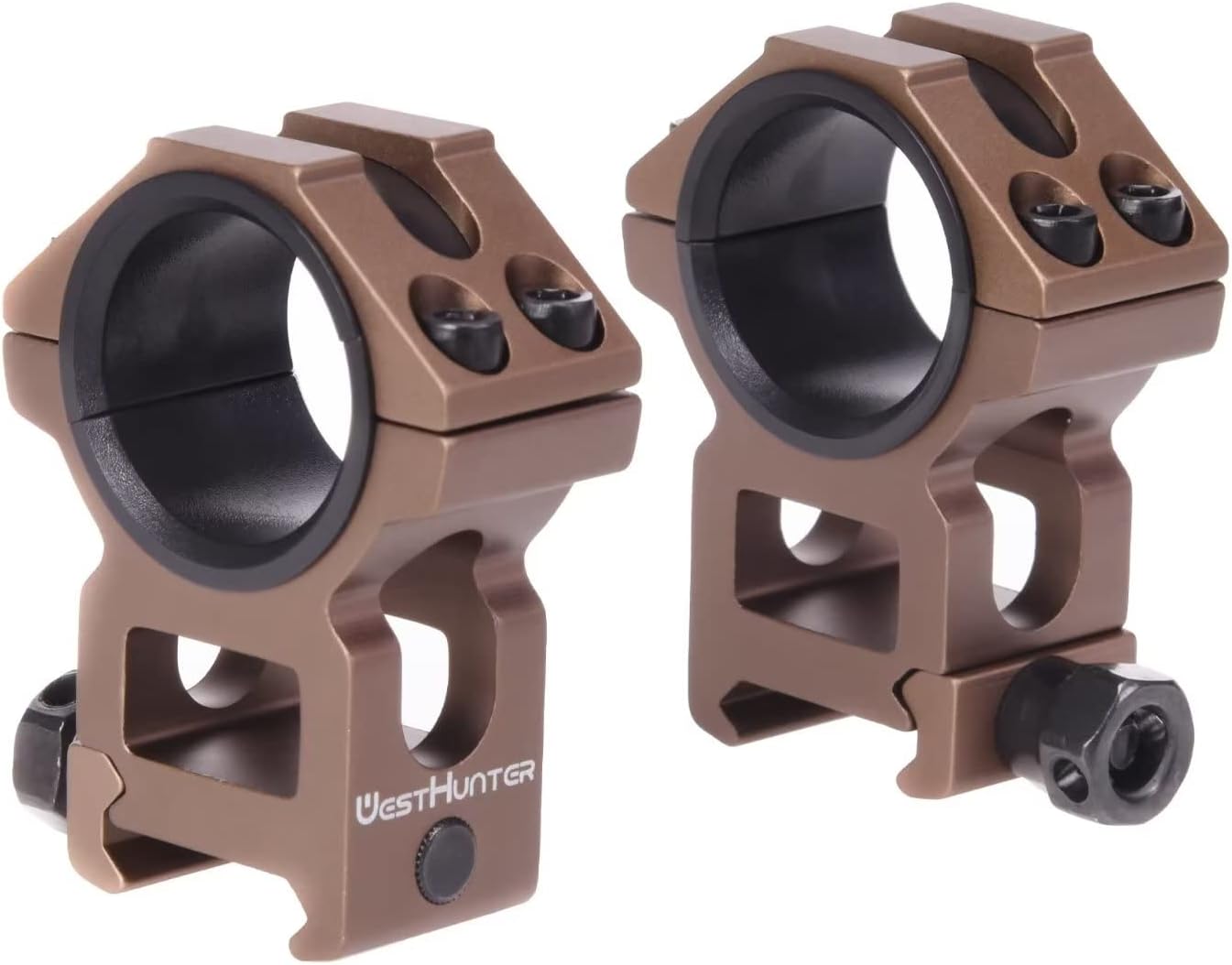 WestHunter Picatinny/Dovetail Scope Rings, 1 in/30 mm Tactical ...