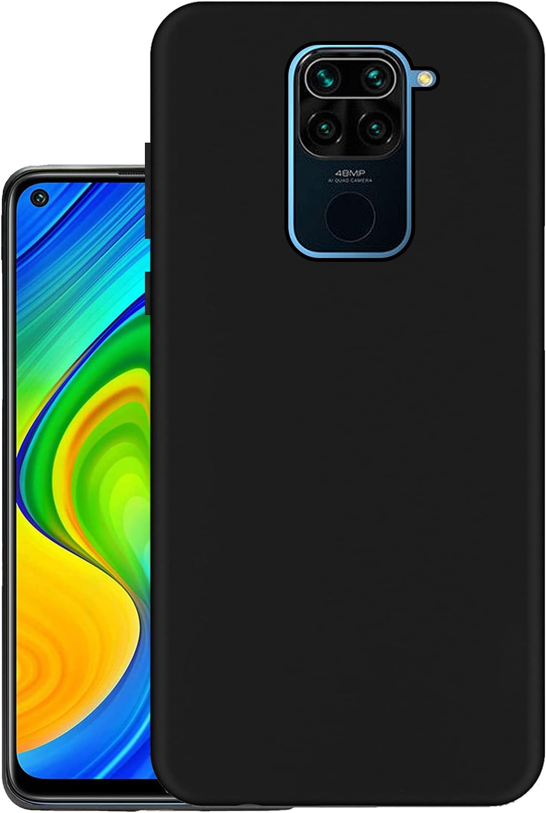 HELLO ZONE Rubber Exclusive Matte Finish Soft Back Case Cover for Redmi ...