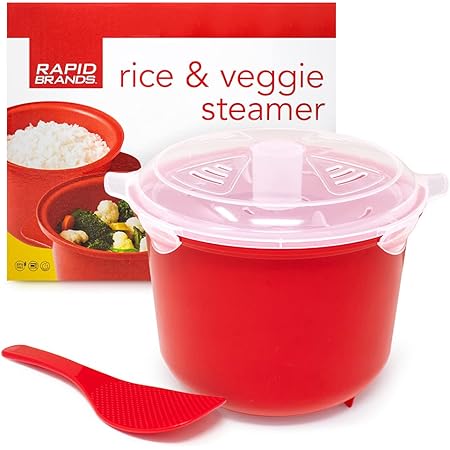 Amazon.com: Sistema Microwave Rice Cooker and Steamer Bowl for ...