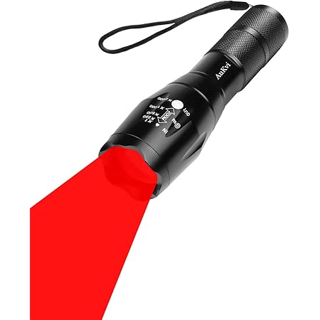 WAYLLSHINE Scalable Red LED 3 Mode Long Range Red Beam Red Light ...