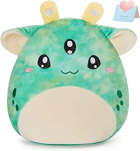 Amazon.com: CozyWorld Cute Alien Plush Pillow - 13 Inch Soft and ...