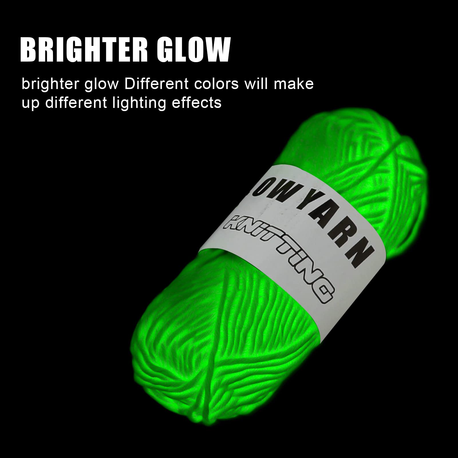 Snapklik.com : 2 Rolls Glow In The Dark DIY Chunky Yarn Super Bundle ...