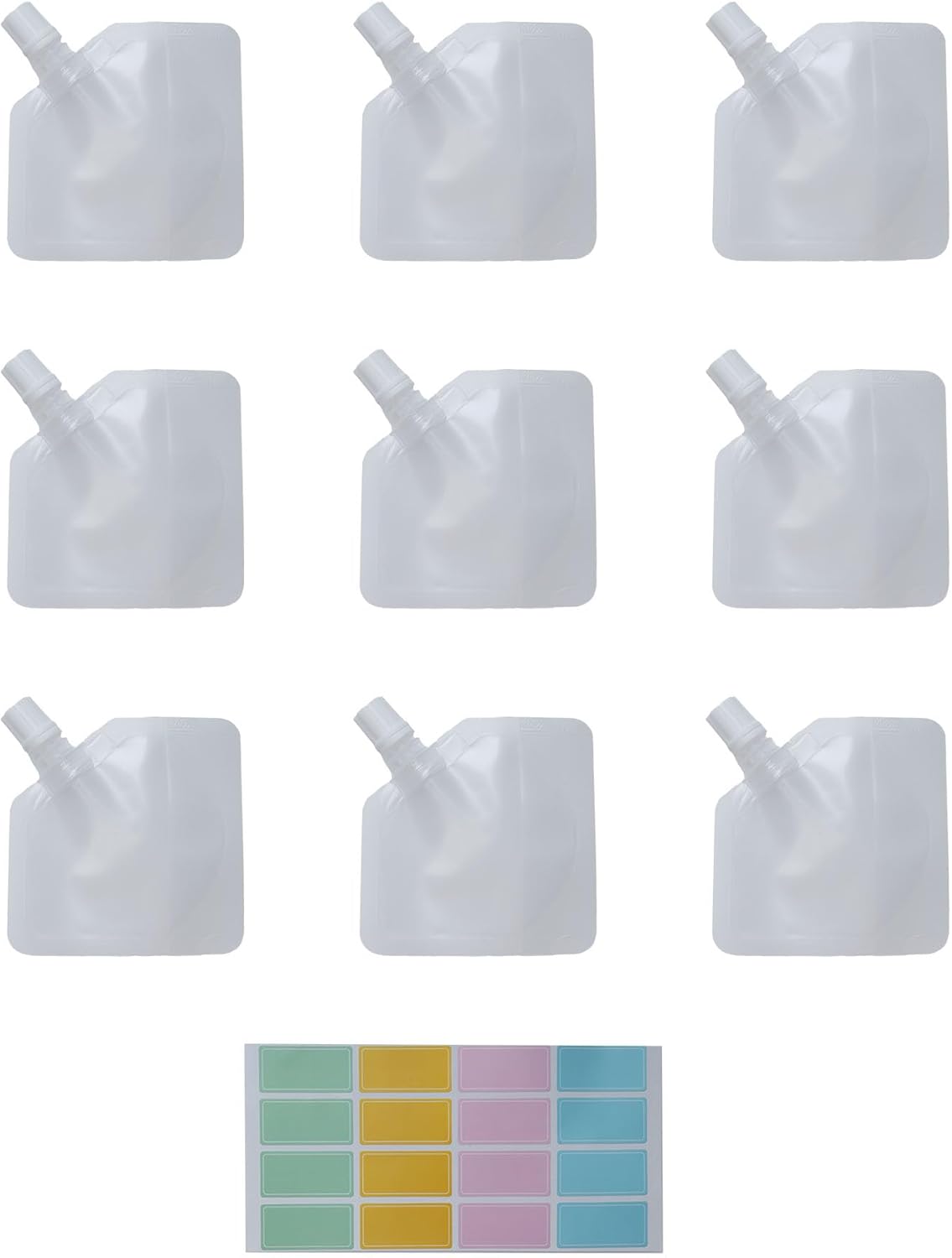 Amazon.com: sowaka 10 Pcs Portable Fluid Bags with Sticker 30 ML ...