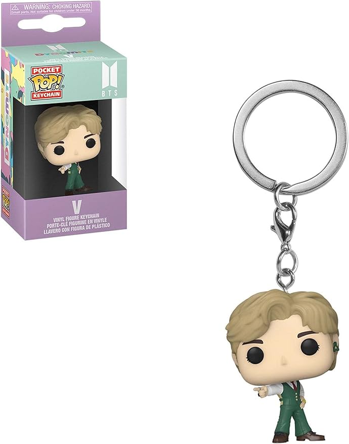 Amazon.com: Funko Pop! Keychain: BTS - Dynamite- V : BTS: Clothing ...