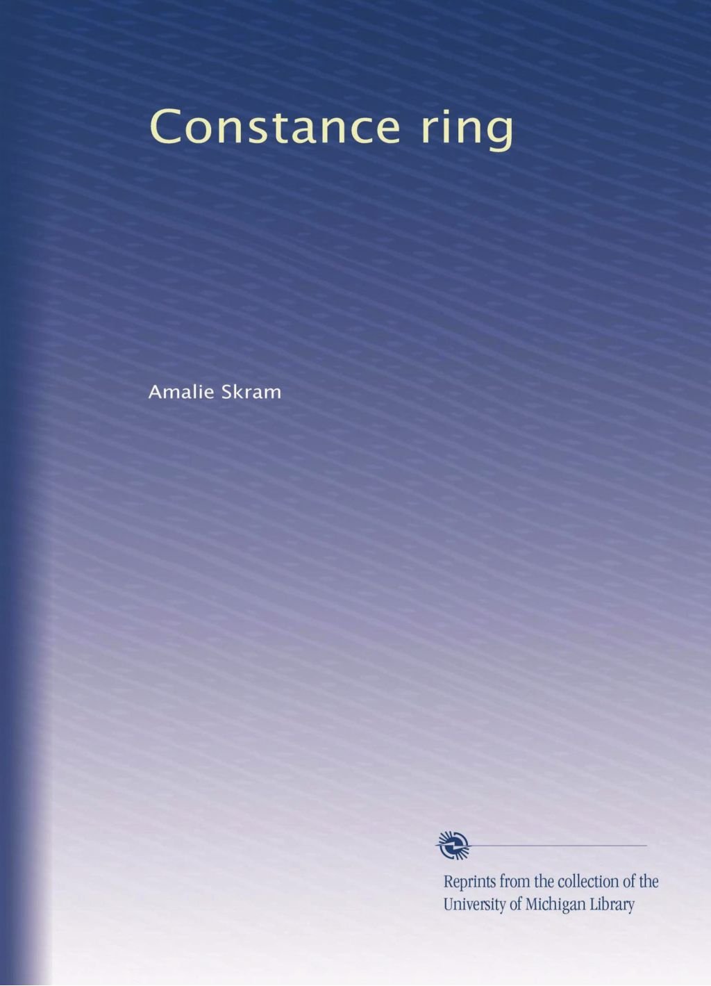Amazon.com: Constance ring: Skram, Amalie: Books