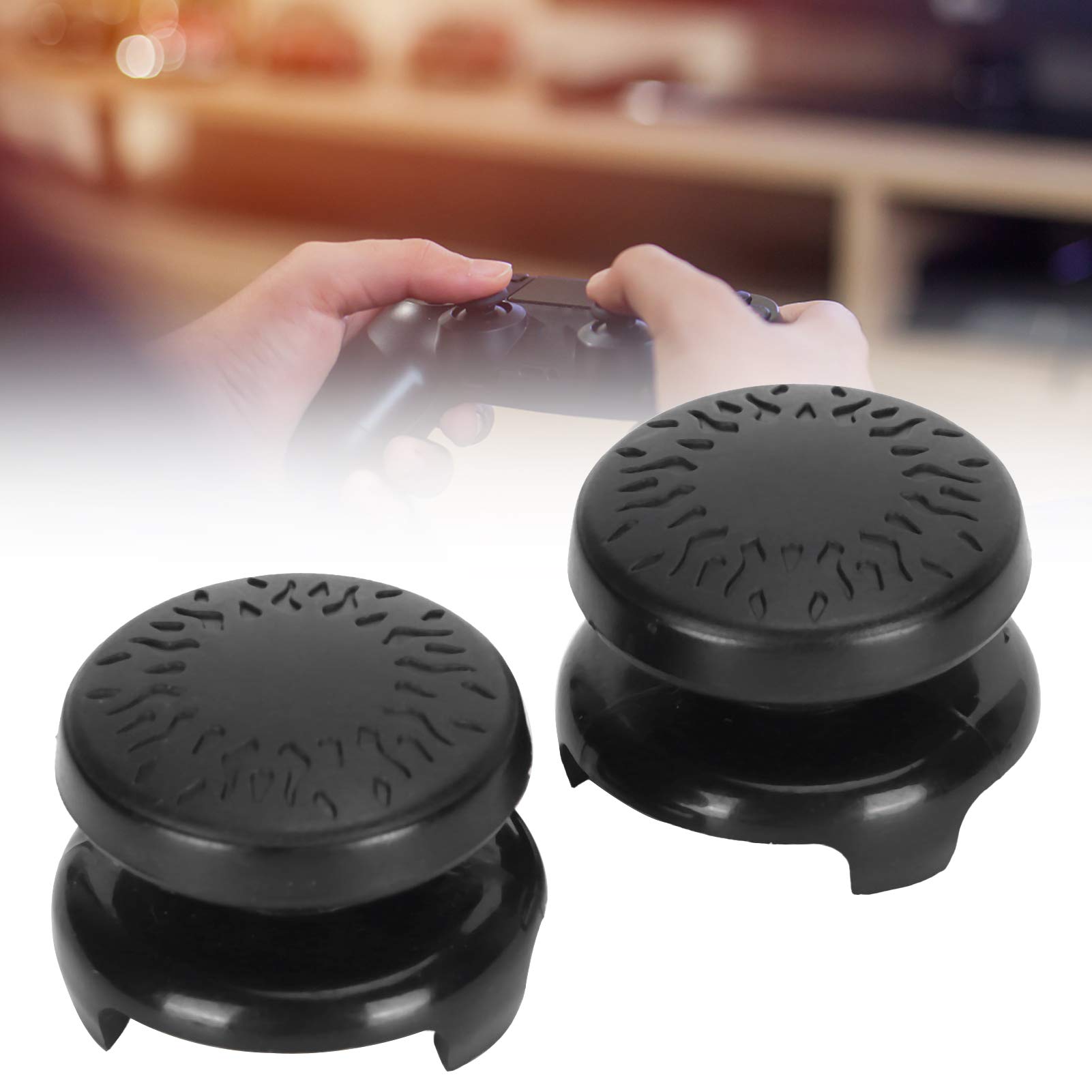 Snapklik.com : ASHATA 2Pcs Thumbstick Extender For Game Consoles, 3D ...