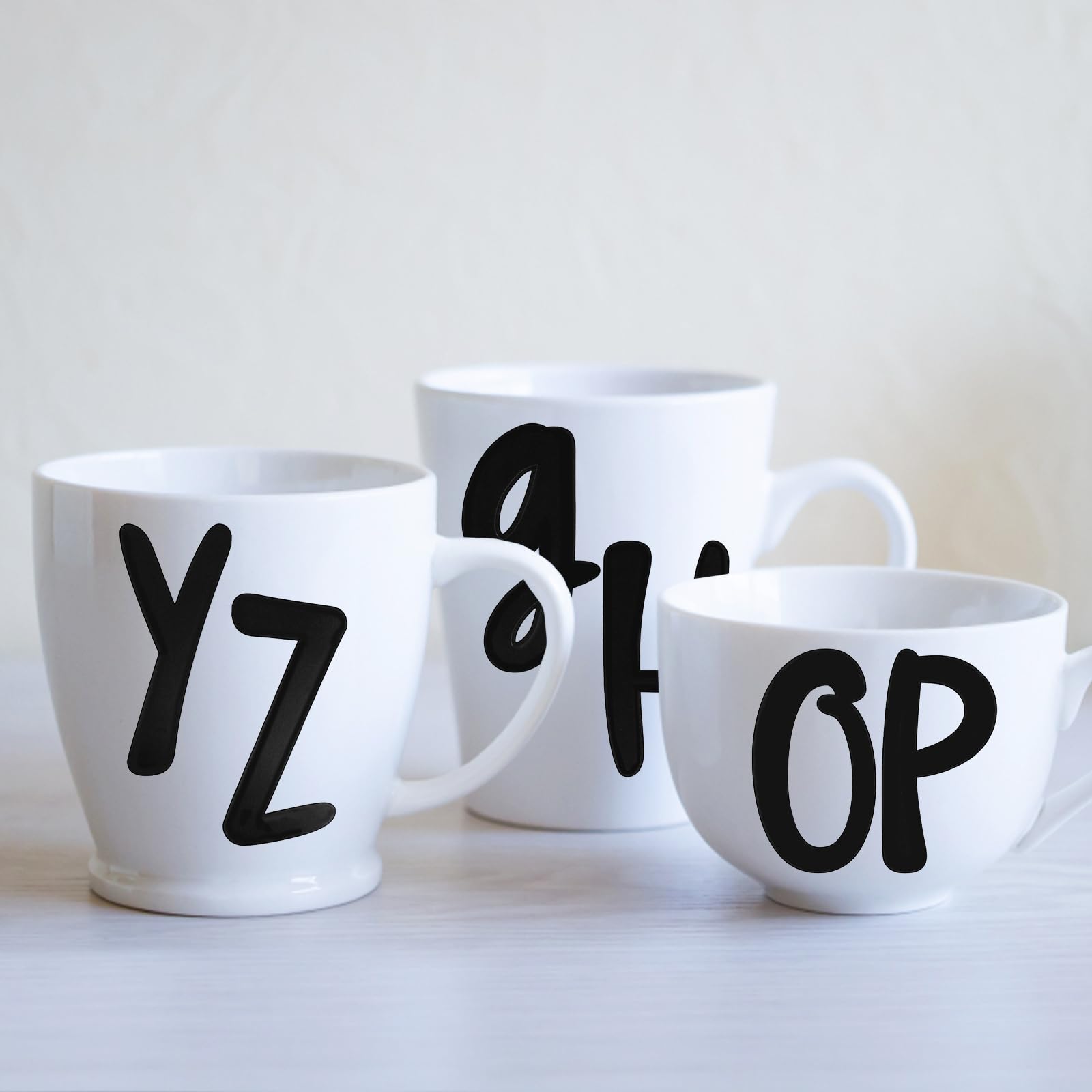 Snapklik.com : 416pcs Letter Stickers, 8 Sheets 1 Inch 2 Inch Lowercase ...