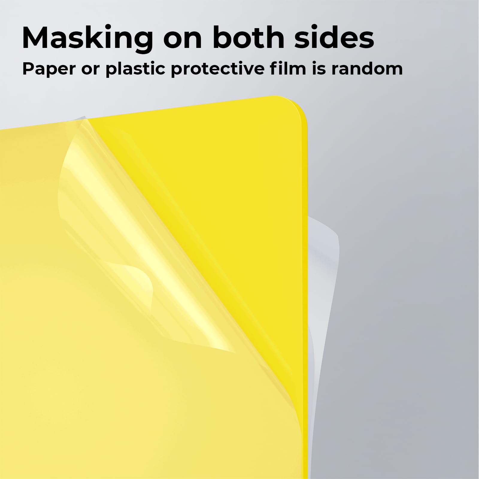 Snapklik.com : Translucent Acrylic Sheets Fluorescent Yellow, 3 Packs ...