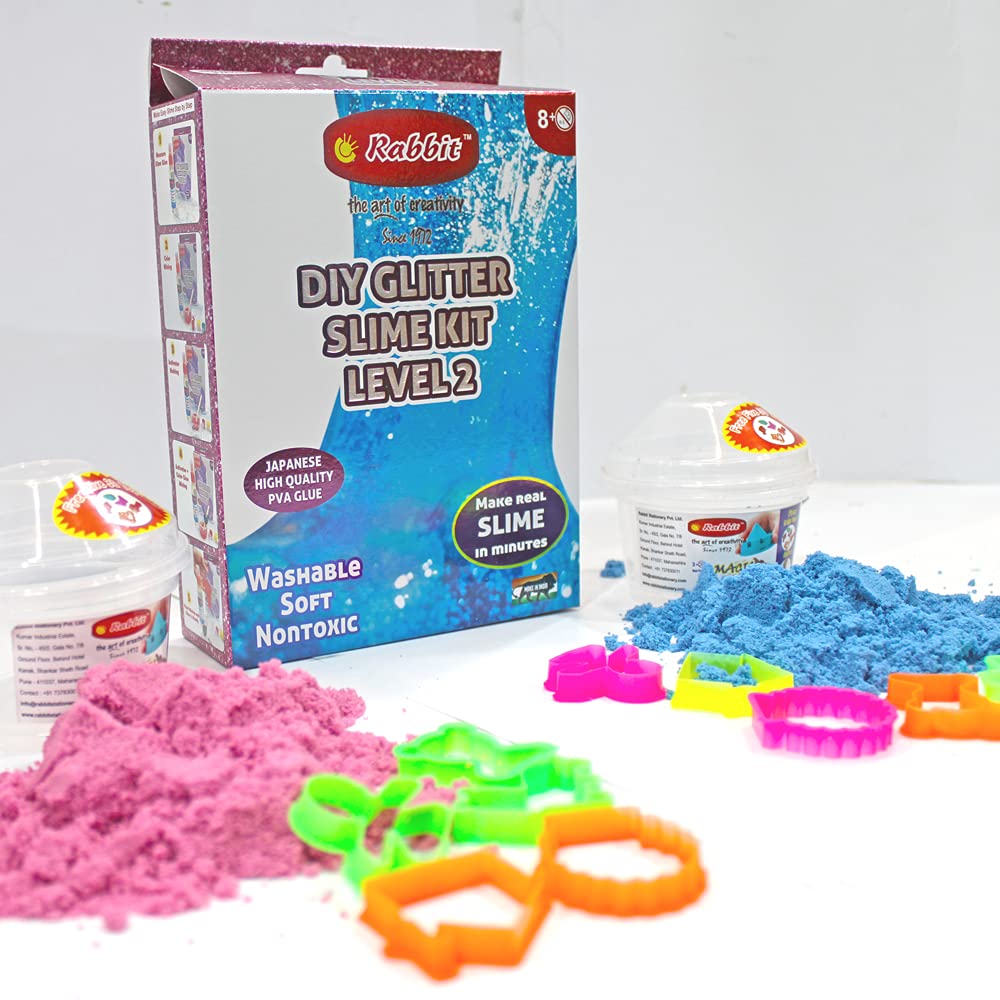 Buy DIY GLITTER Slime Kit Level 2+2 Sand Buckets 500g each|Kinetic Play ...