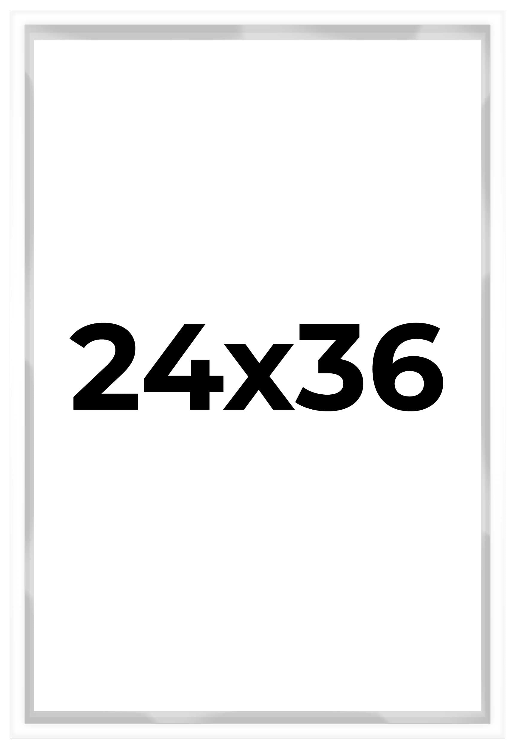 Amazon.com - 24x36 White Shadow Box Display Frame - Interior Size 24x36 ...