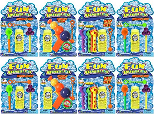 Buy JaRu Ja-Ru Fun Bubbles Assorted Bundle Pack, 9 Online at Low Prices ...