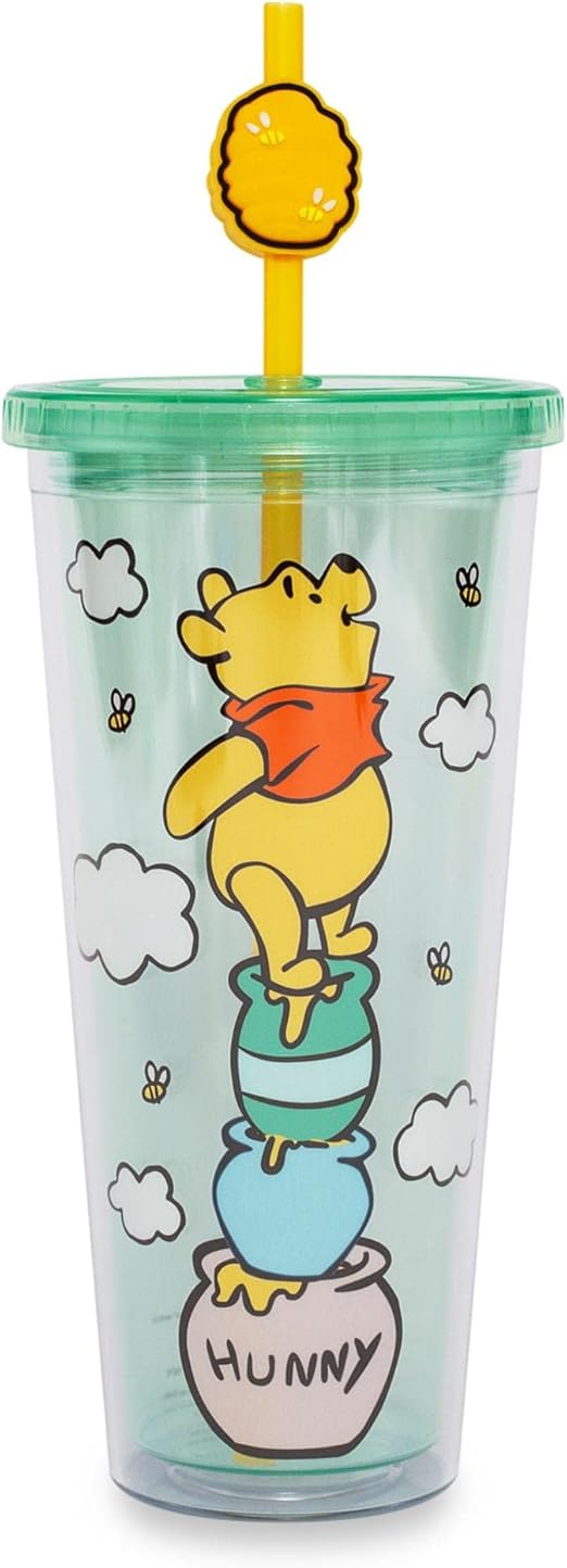 Amazon.com | Disney Winnie the Pooh Hunny Pot Carnival Cold Cup With ...