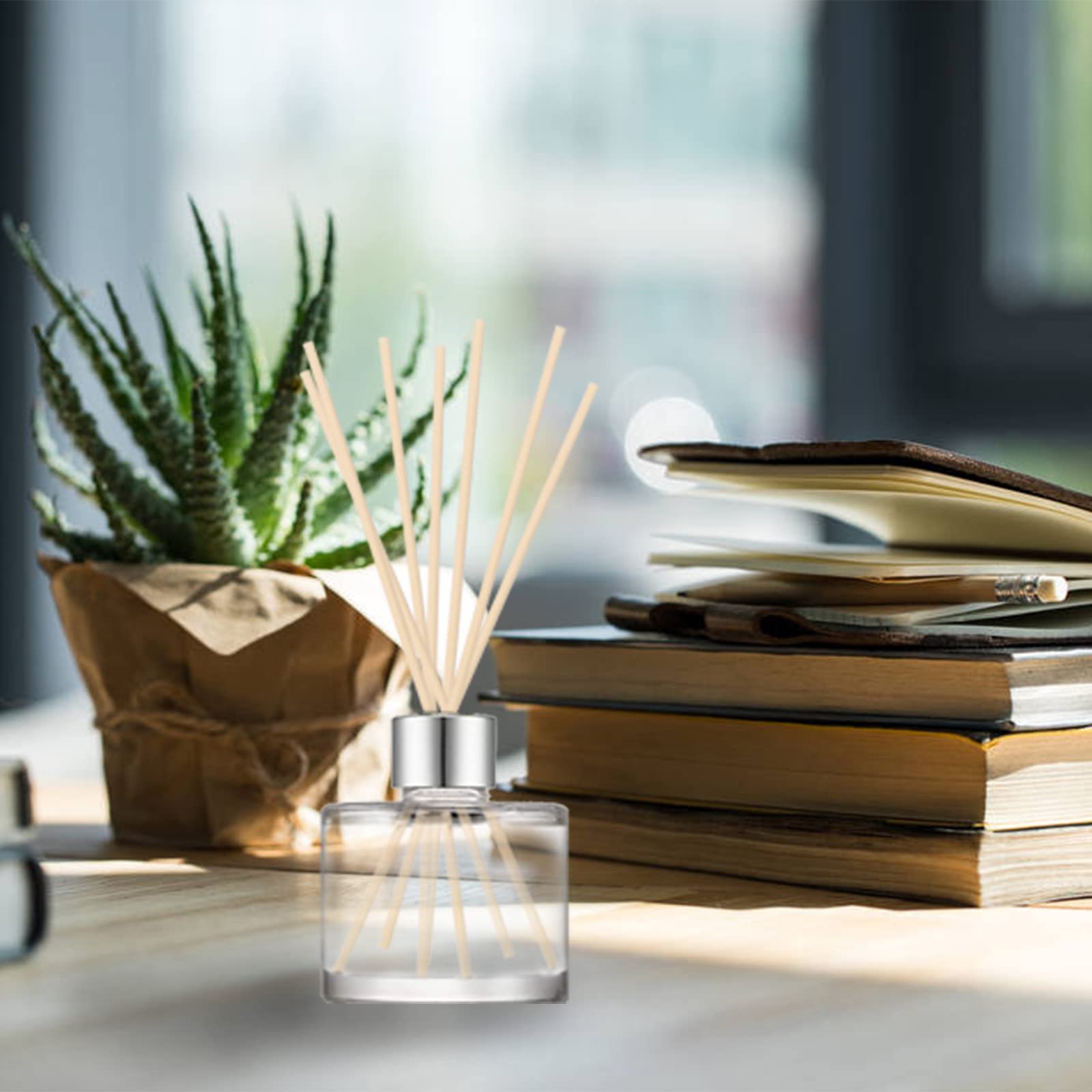 Snapklik.com : 10inch Reed Diffuser Sticks- 100PCS Natural Rattan Wood ...