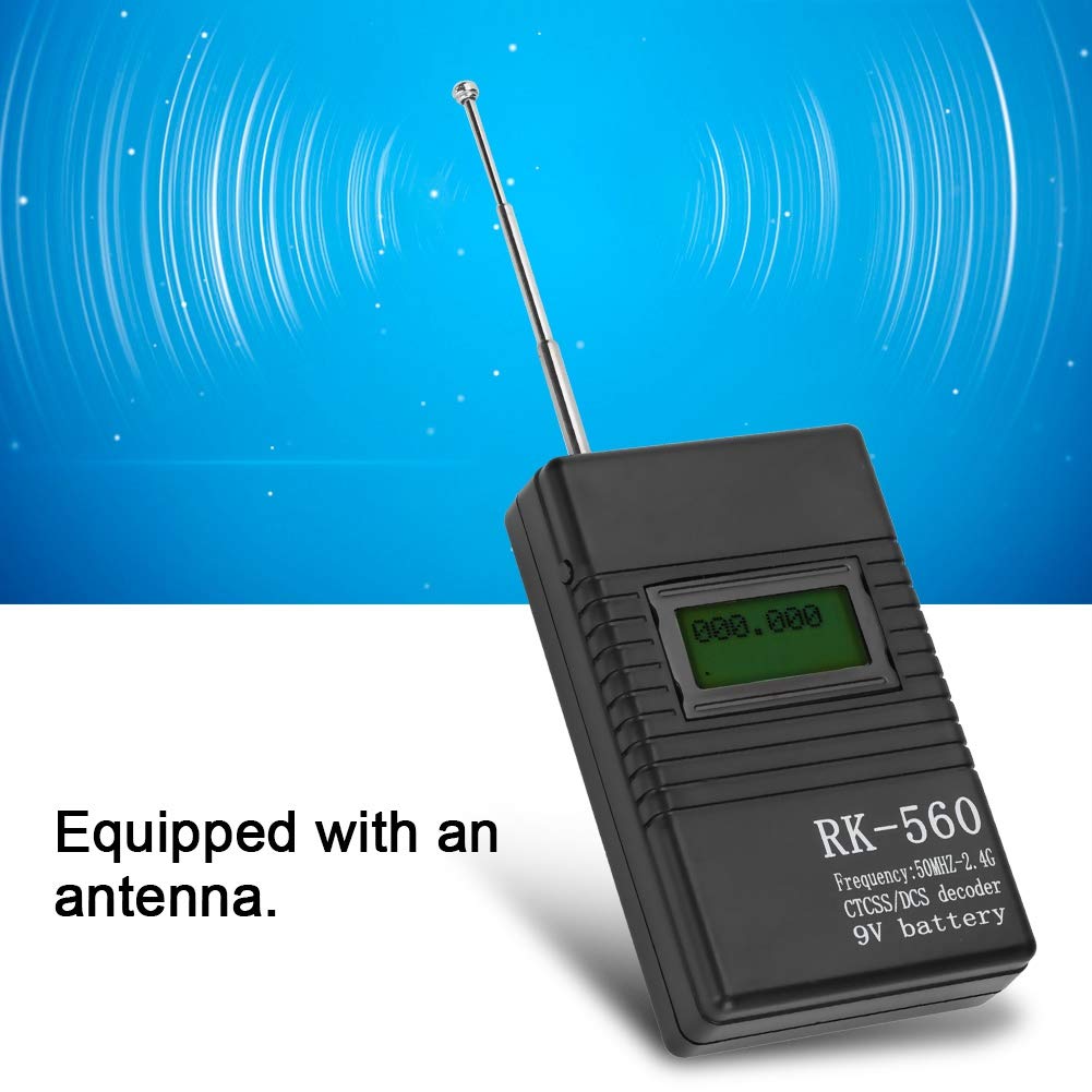 Snapklik.com : Portable Frequency Counter, Accurate RK560 50MHz-2.4GHz ...