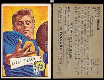Amazon.com: 1952 Bowman Large (Football) Card# 37 Elroy Hirsch of the ...