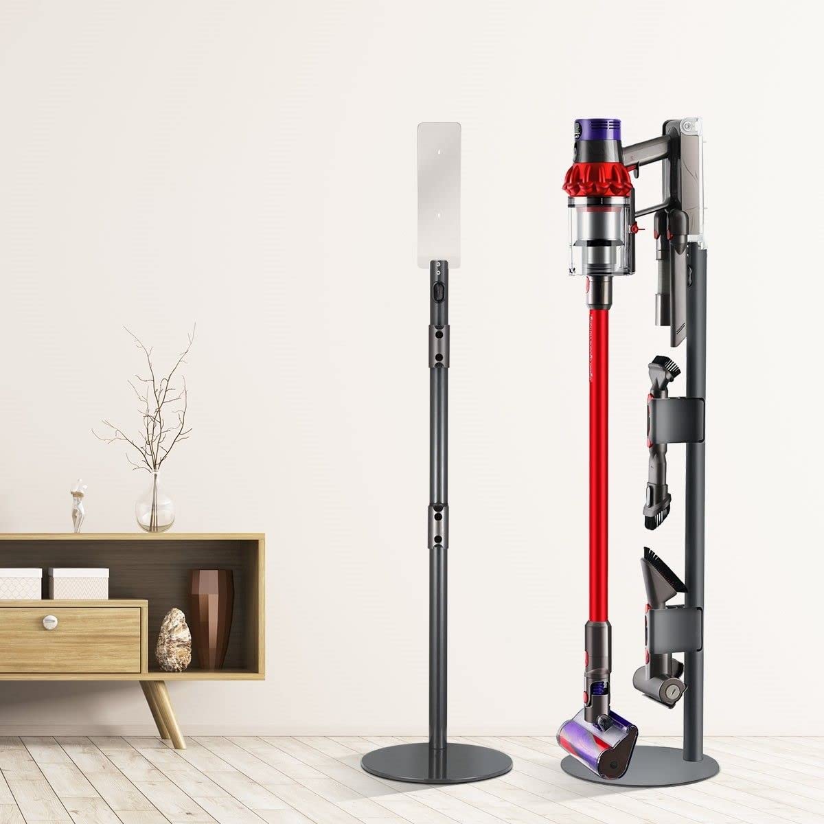 Freestanding Vacuum Stand Rack Cleaner with Wire Organiser compatible ...