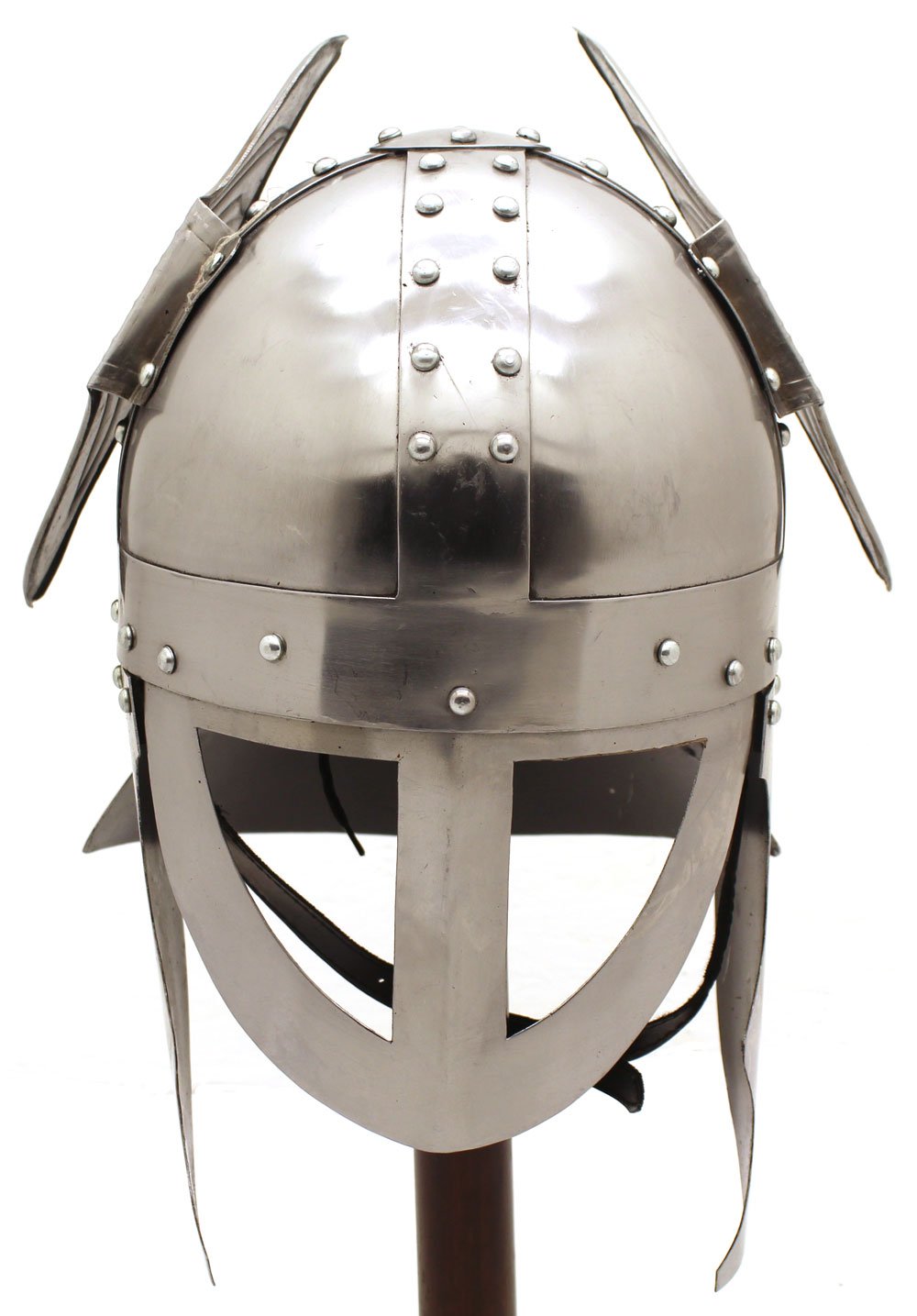 Amazon.com: Medieval Warrior Brand 20G Steel Winged Viking Helmet w ...