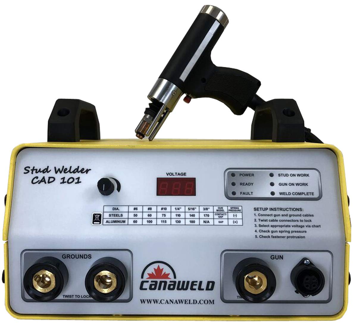 Canaweld Stud Welder Cad 101 Capacitor Discharge Canaweld Stud Welding ...