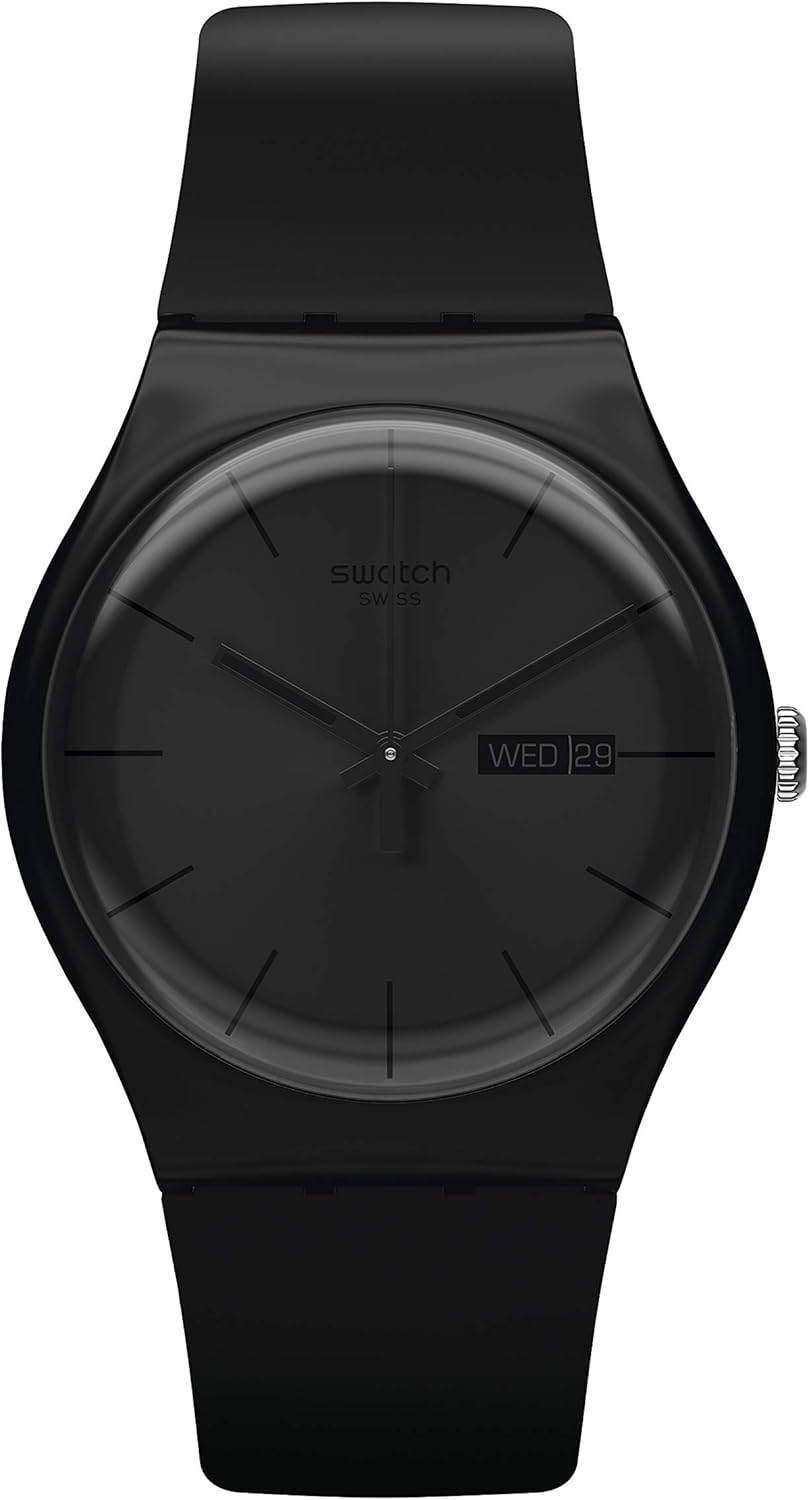 Swatch Gents Black Rebel Watch SUOB702 : Amazon.co.uk: Fashion