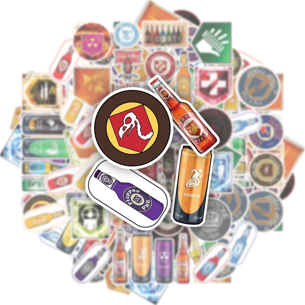 Amazon.com: AHSTICK 50 Pcs Game Stickers Pack Perks Sheet Sticker Vinyl ...