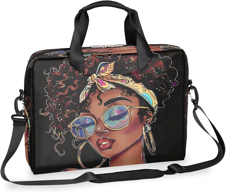 Amazon.com: DXTKWL Laptop Bag Art Painted African Women Laptop Case ...