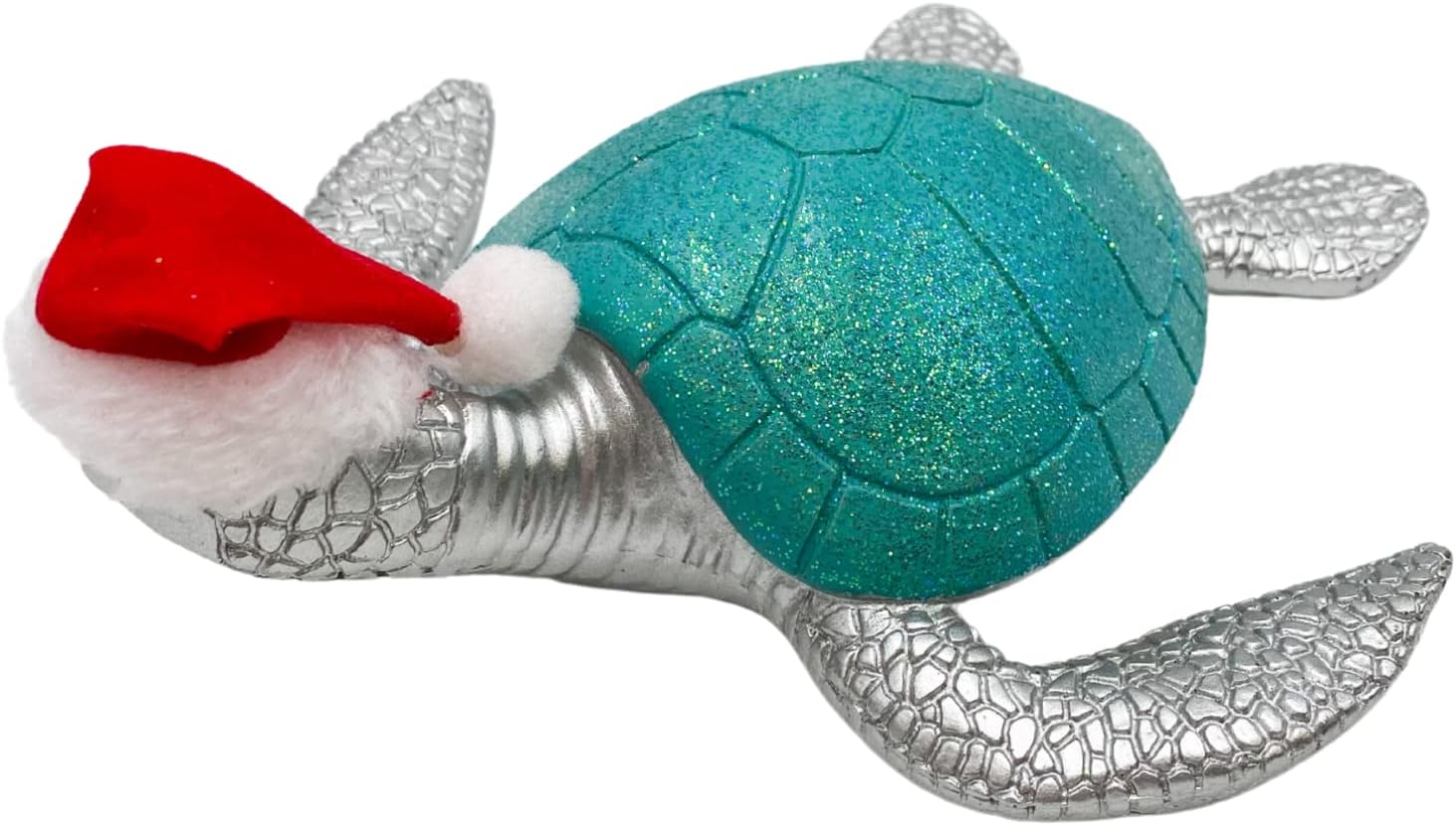Amazon.com: Needzo Christmas Sea Turtle Decoration, Holiday Resin ...
