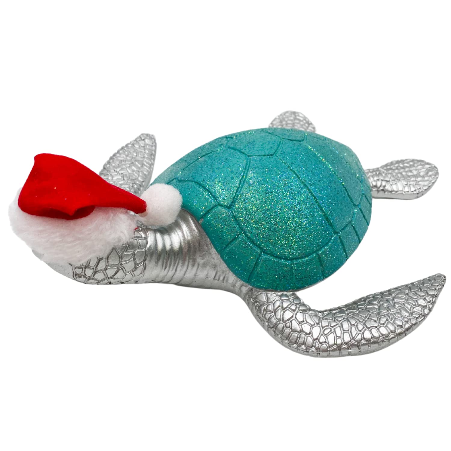 Amazon.com: Needzo Christmas Sea Turtle Decoration, Holiday Resin ...