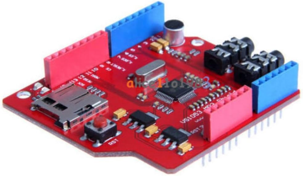 Amazon.com: NEW VS1053B MP3 Music shield board Module with TF card slot ...
