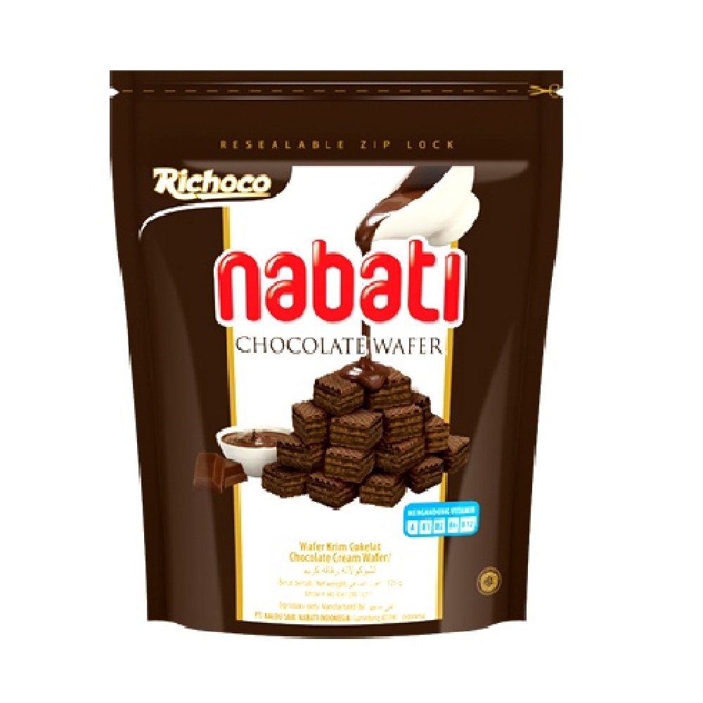 Amazon.com: Richoco Nabati Chocolate Wafer 125g (6 Packs) : Grocery & Gourmet Food