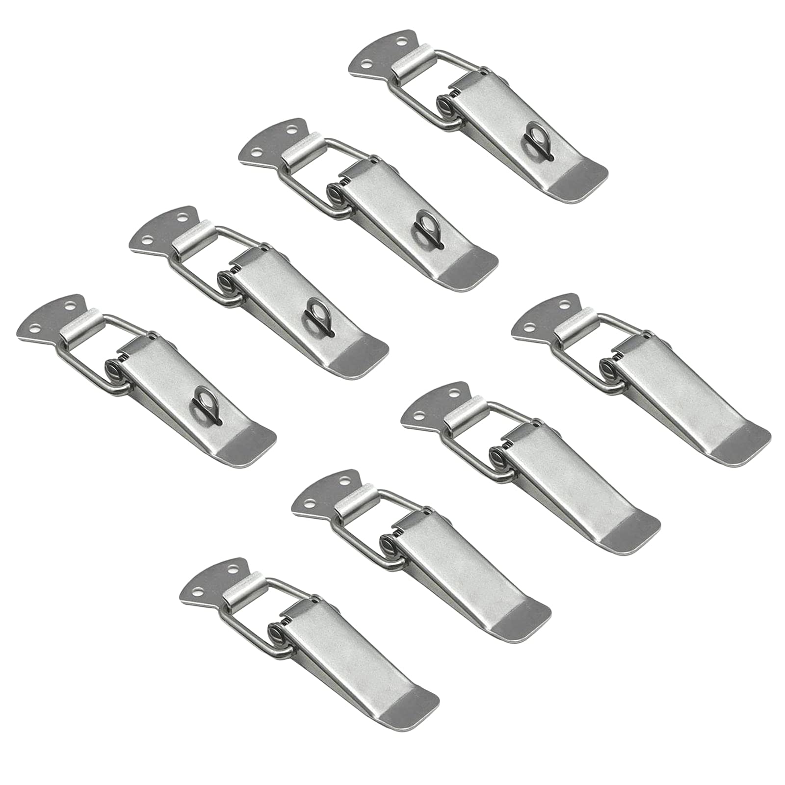 Buy Mecmbj 8 Pieces Spring Loaded Toggle Latch, Stainless Steel Catch ...