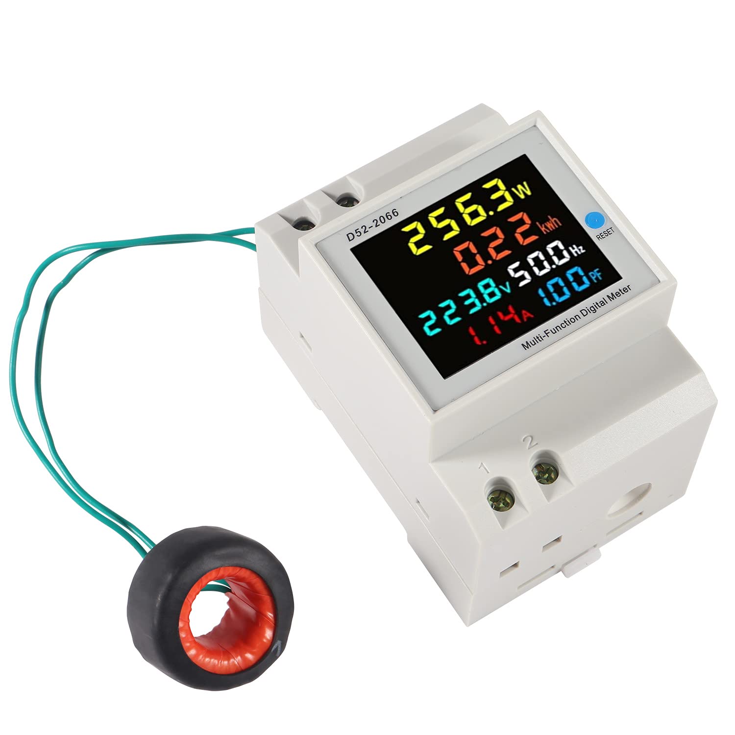 Buy Digital Single Phase Energy Meter Tester, MELIFE 6 in 1 Electricity ...