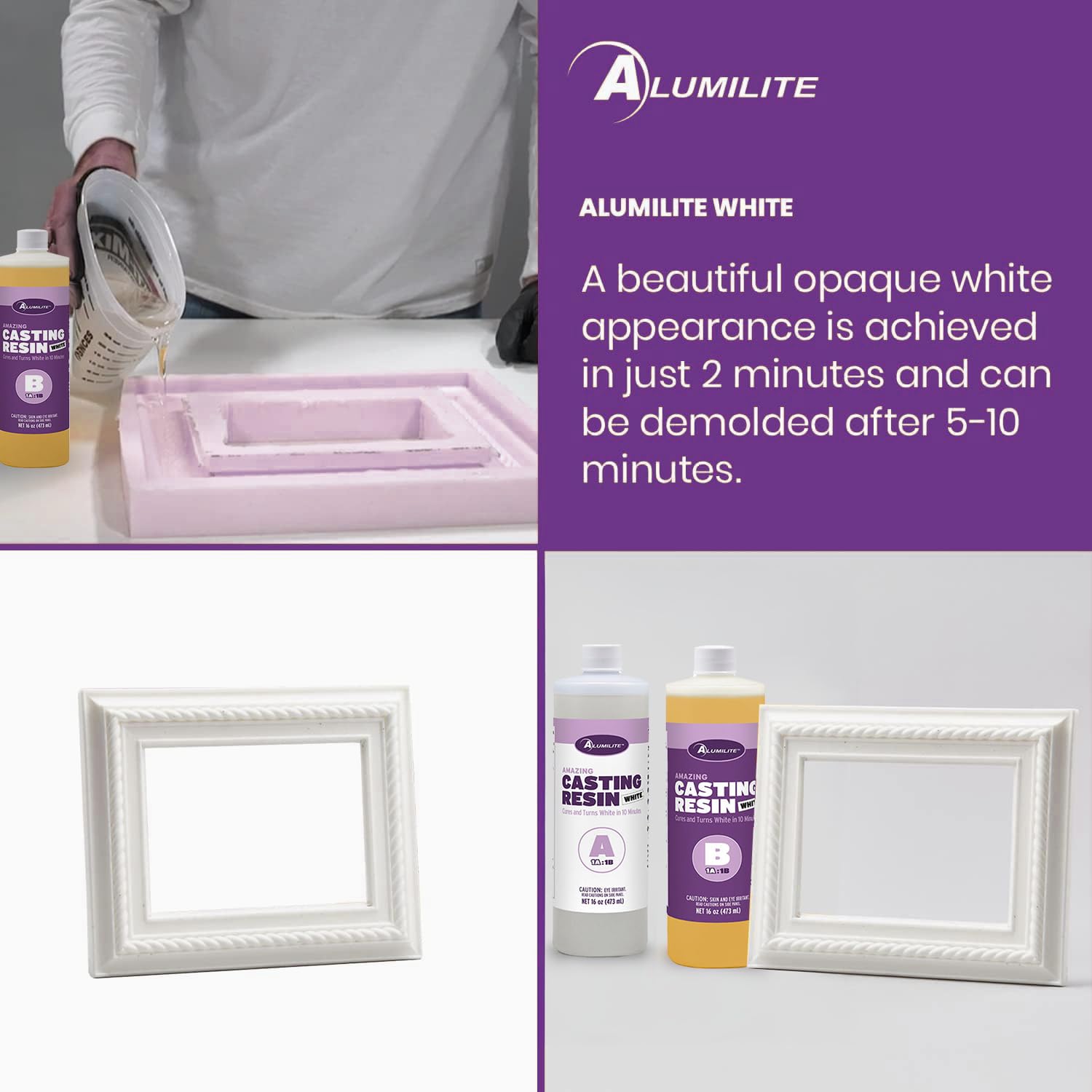 Snapklik.com : Alumilite Amazing Casting Resin White, 32 Oz