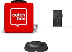 Amazon.com: Catchbox Plus Throwable Microphone System with 1 Red Cube ...