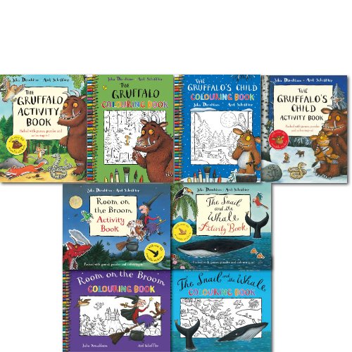 The Gruffalo Colouring and Activity Children 8 Books Set Pack (the ...