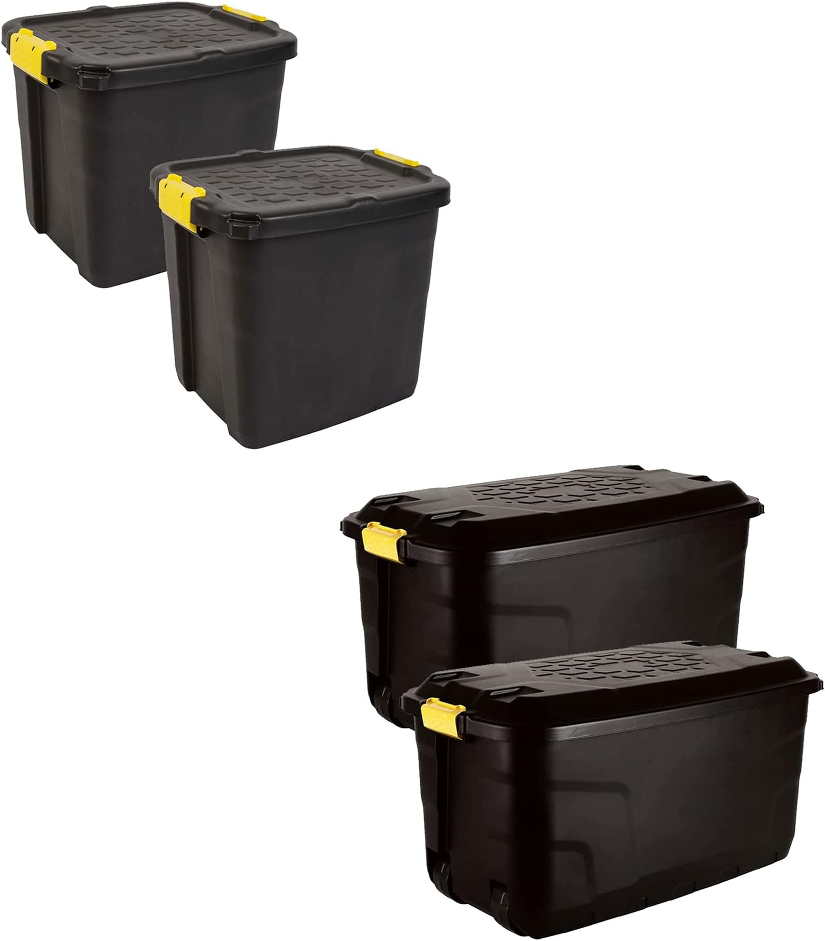 Heavy Duty Extra Large Storage Box with Lid – 190L Lockable Storage Box ...