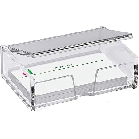 Dahsha Premium Business Card Holder 3 Tiers Acrylic Visiting Card Stand ...