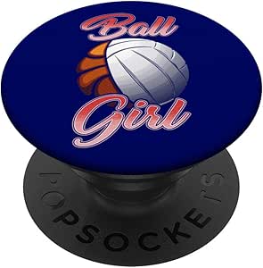 Amazon.com: Basketball Volleyball Player Girl Funny PopSockets ...