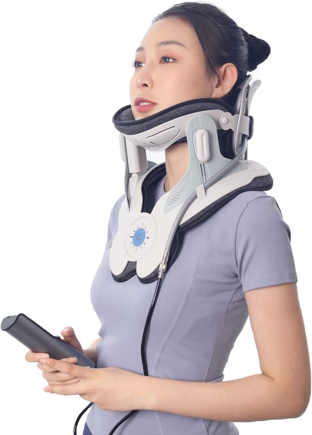 Amazon.com: Cervical Collar, 2 Piece Rigid Neck Brace for Restricting ...